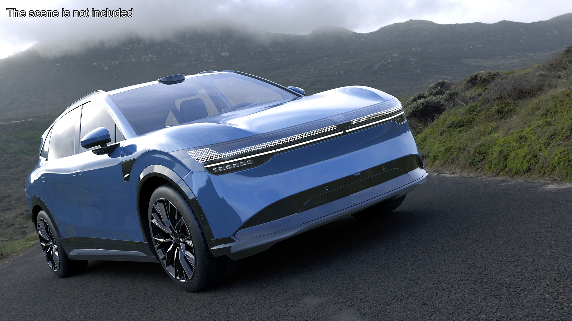 Zeekr 7X Performance Ocean Blue SUV 3D - TurboSquid 2395876