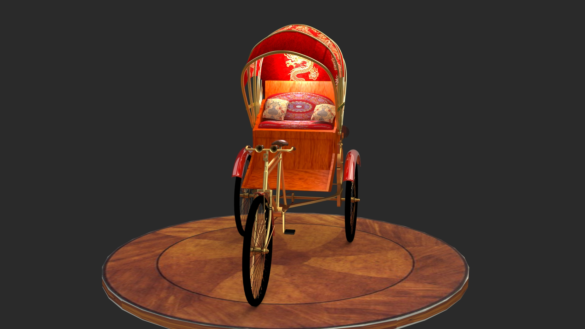 Chinese Rickshaw 3D Model - TurboSquid 2283837