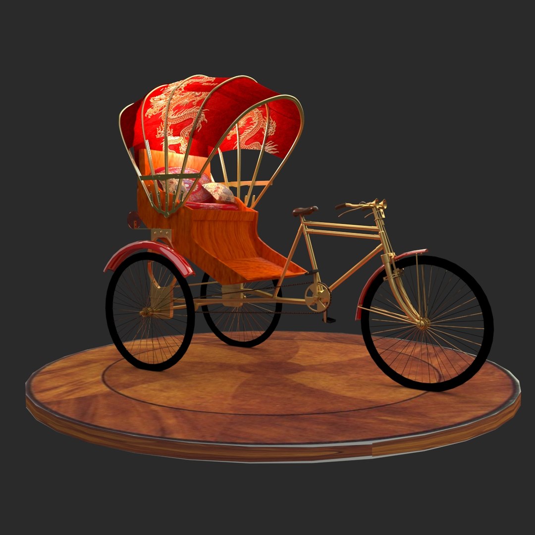 Chinese Rickshaw 3D Model - TurboSquid 2283837