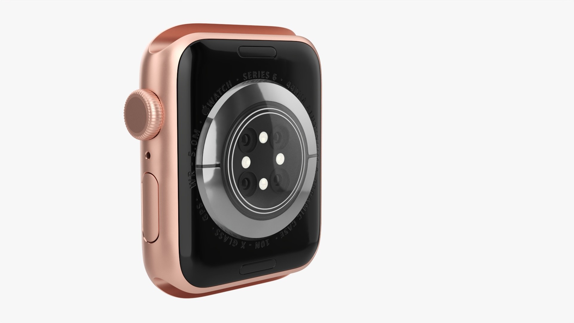 3D Apple Watch Series 6 Silicone Solo Loop Gold - TurboSquid 1733447