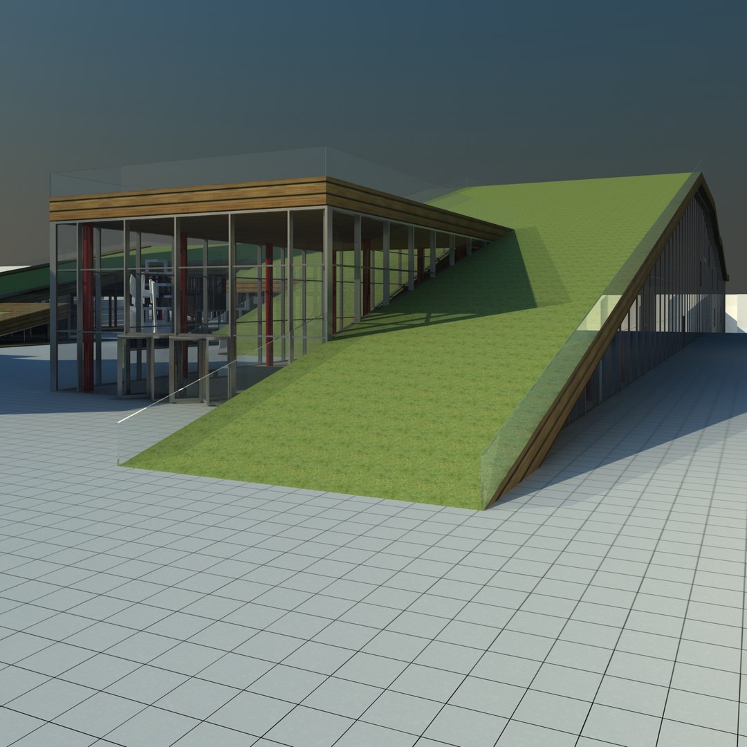 Cultural Centre 3d Model