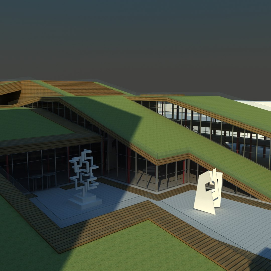 Cultural Centre 3d Model