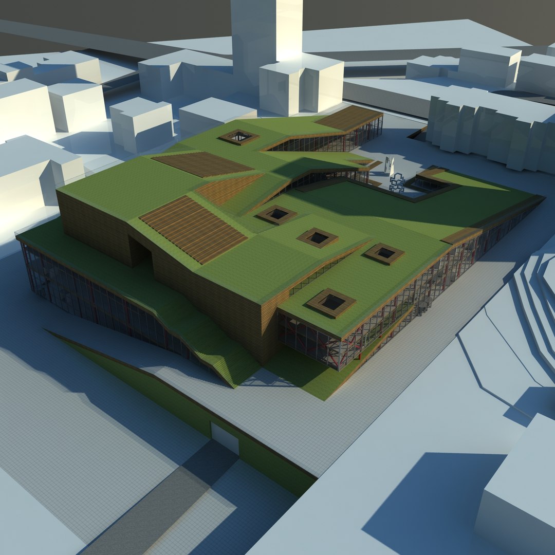 Cultural Centre 3d Model