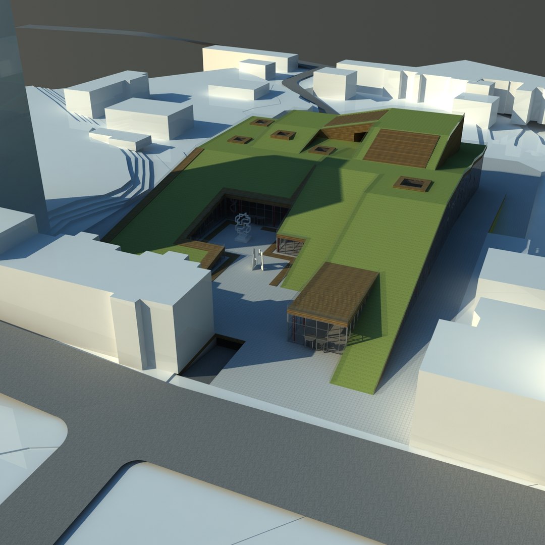 Cultural Centre 3d Model