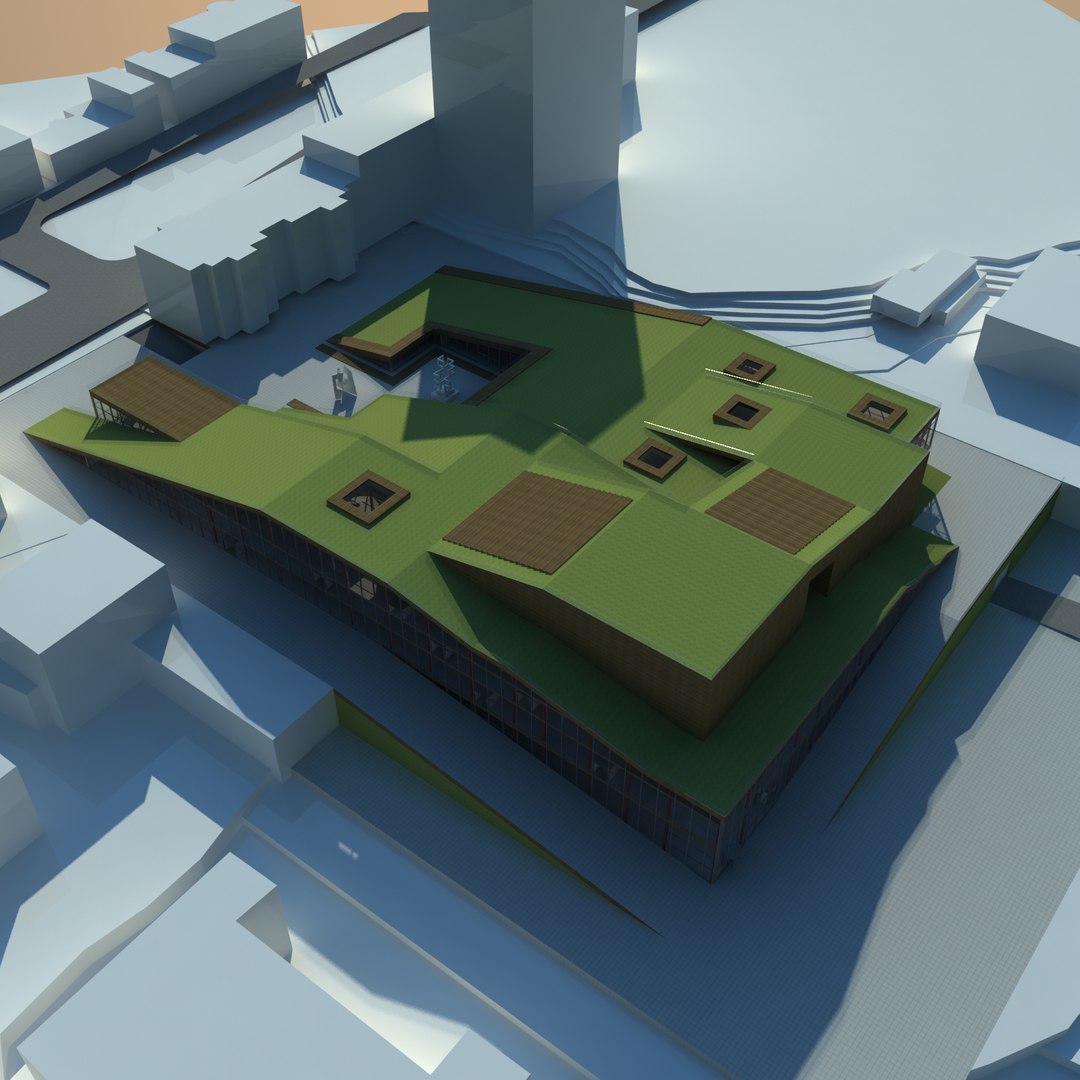 Cultural Centre 3d Model