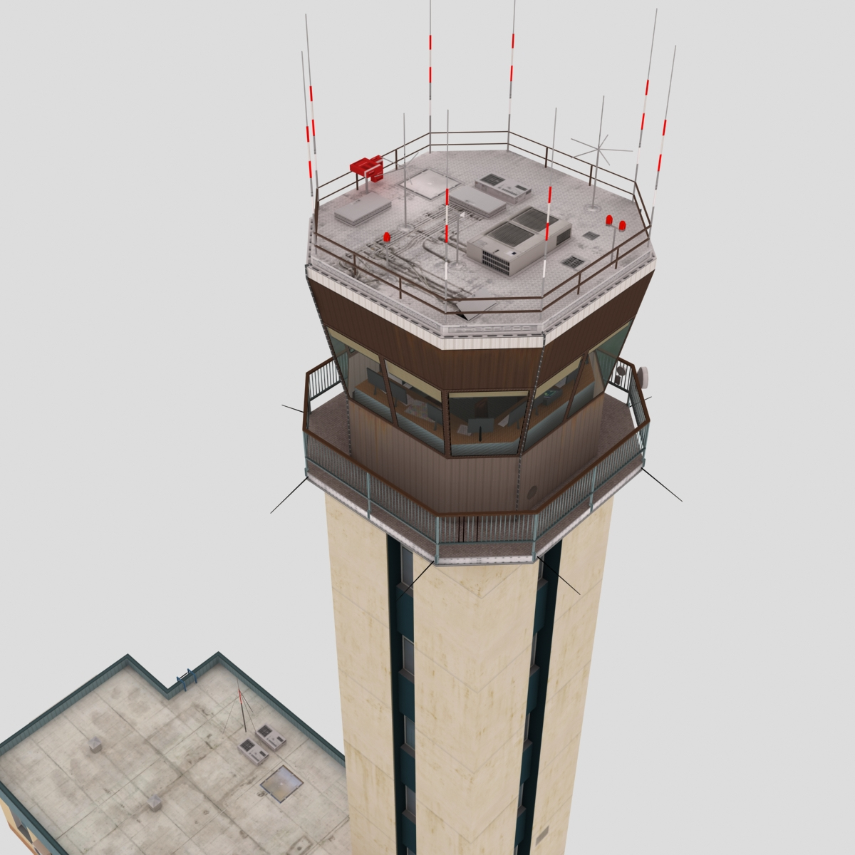 3d air traffic control tower