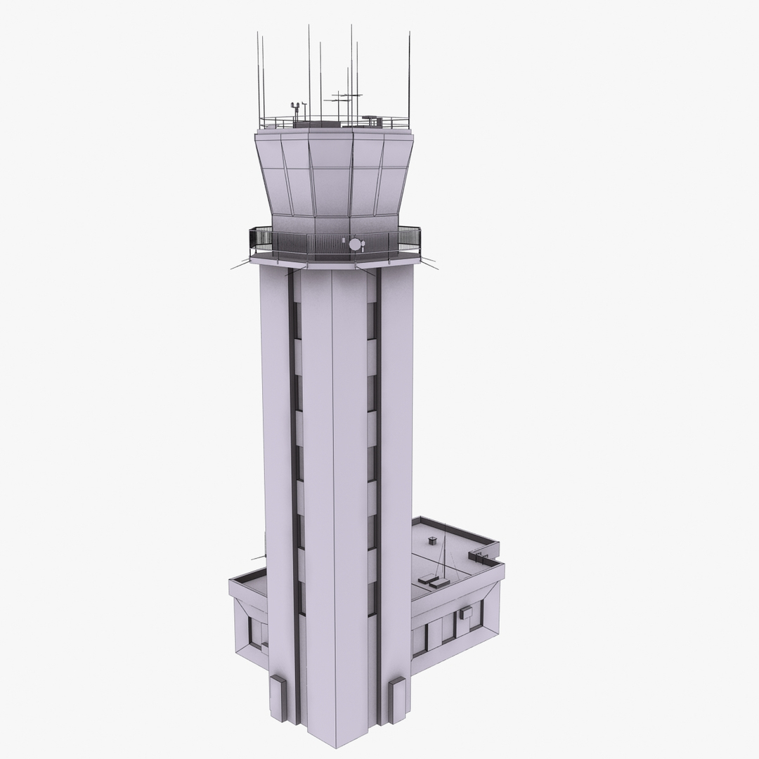 3d air traffic control tower