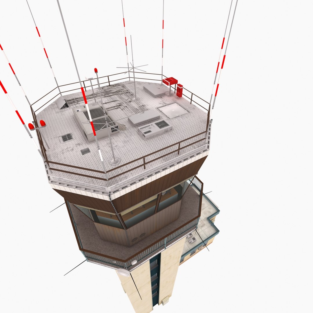 3d Air Traffic Control Tower