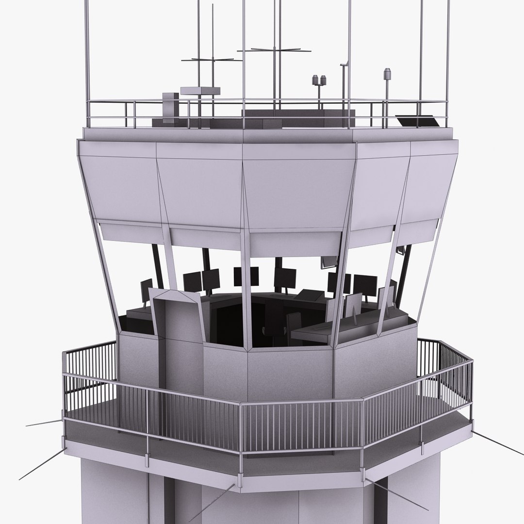 3d Air Traffic Control Tower
