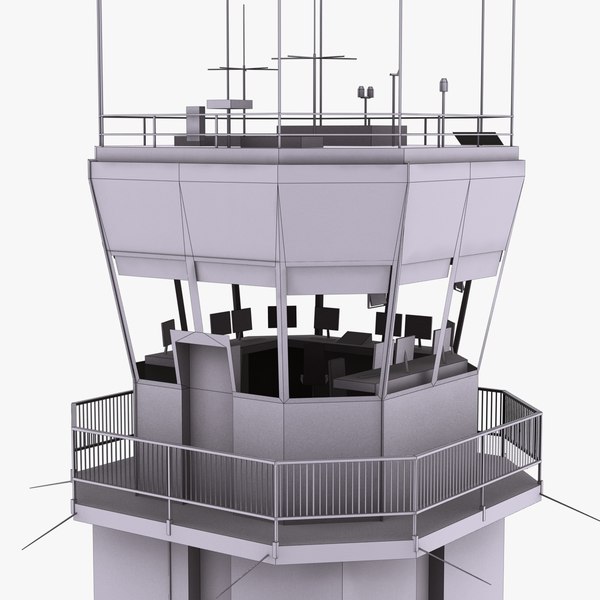 3d air traffic control tower