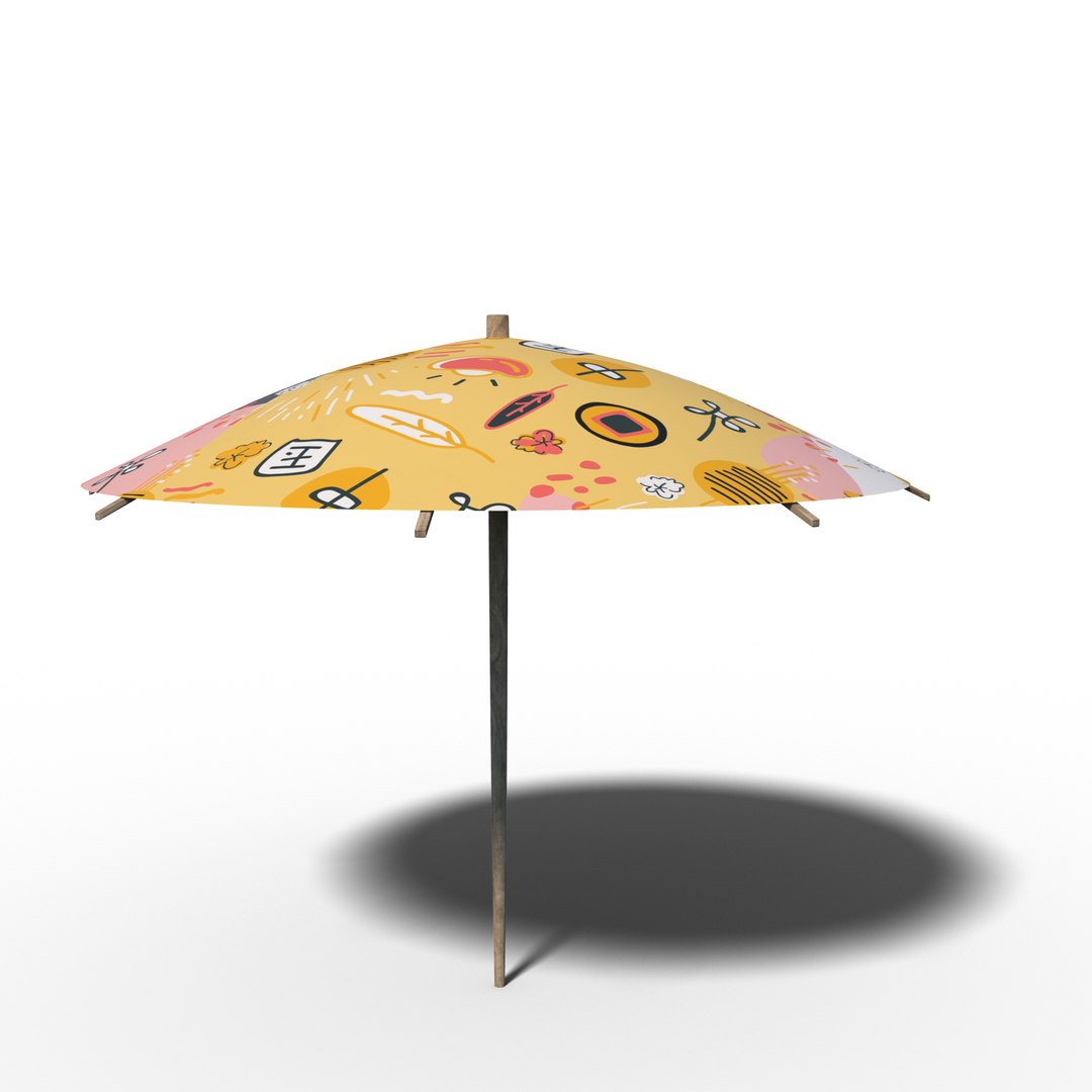 Small Umbrella 3D model - TurboSquid 2059189