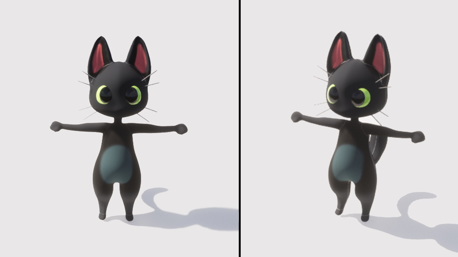 Rigged Cat Cartoon 3D Model - TurboSquid 2051163