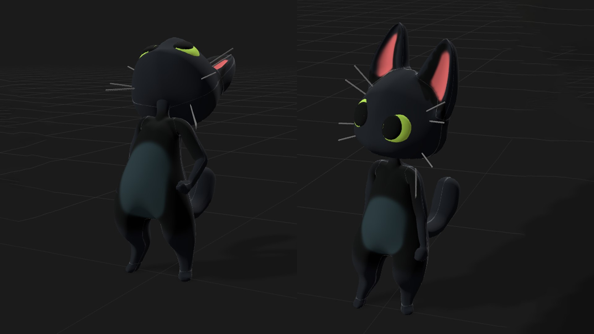 Rigged Cat Cartoon 3D Model - TurboSquid 2051163