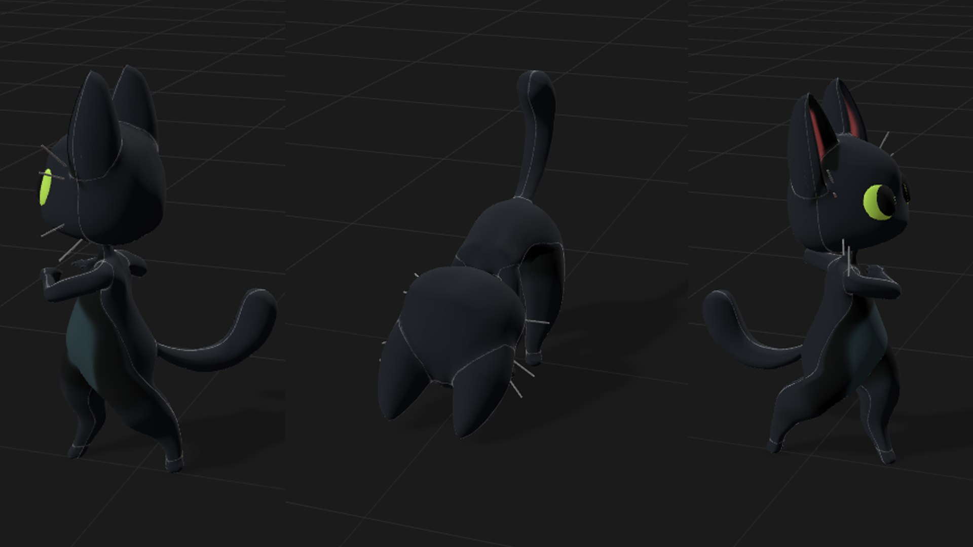 Rigged Cat Cartoon 3D Model - TurboSquid 2051163