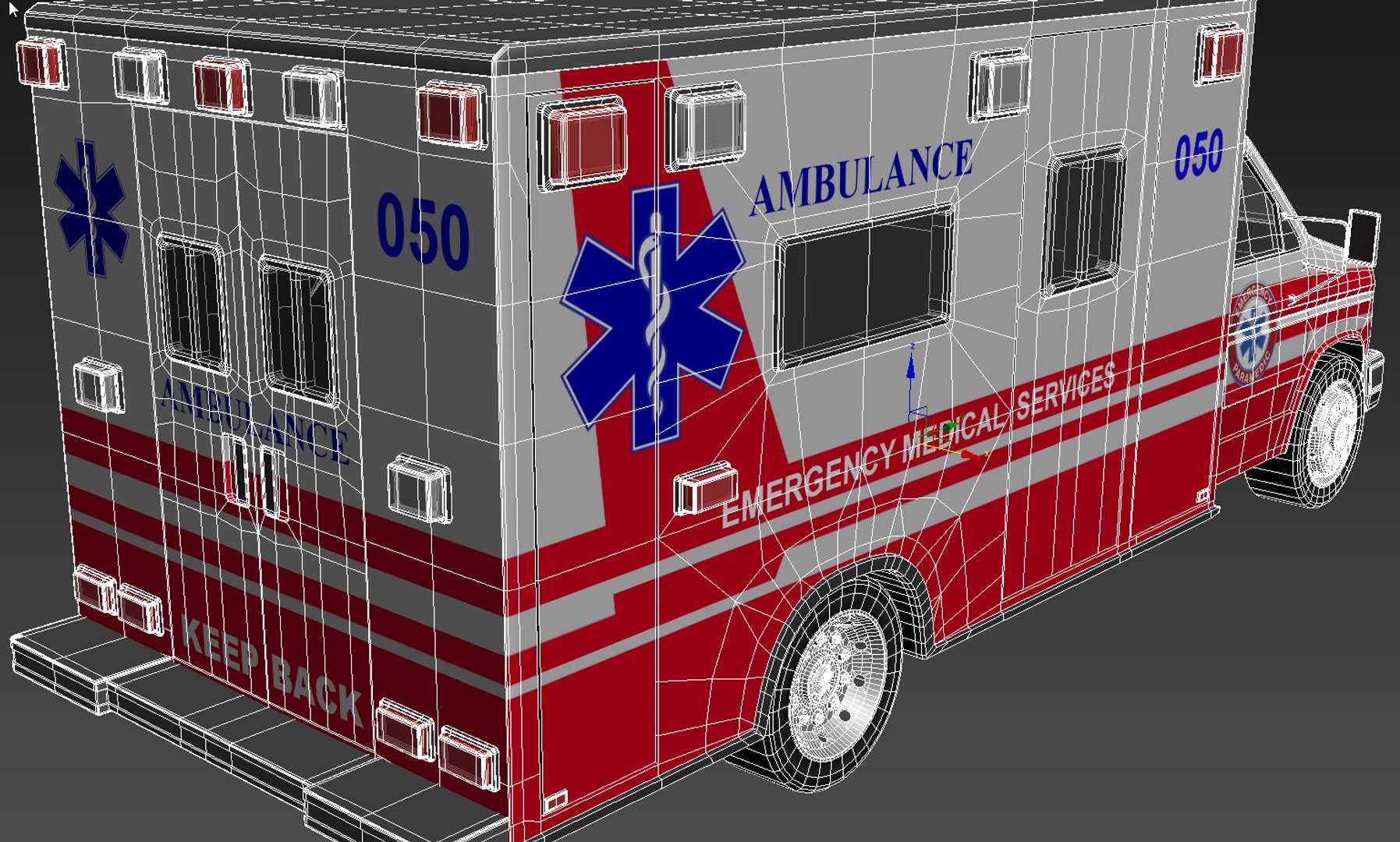 3d Generic Ambulance Model