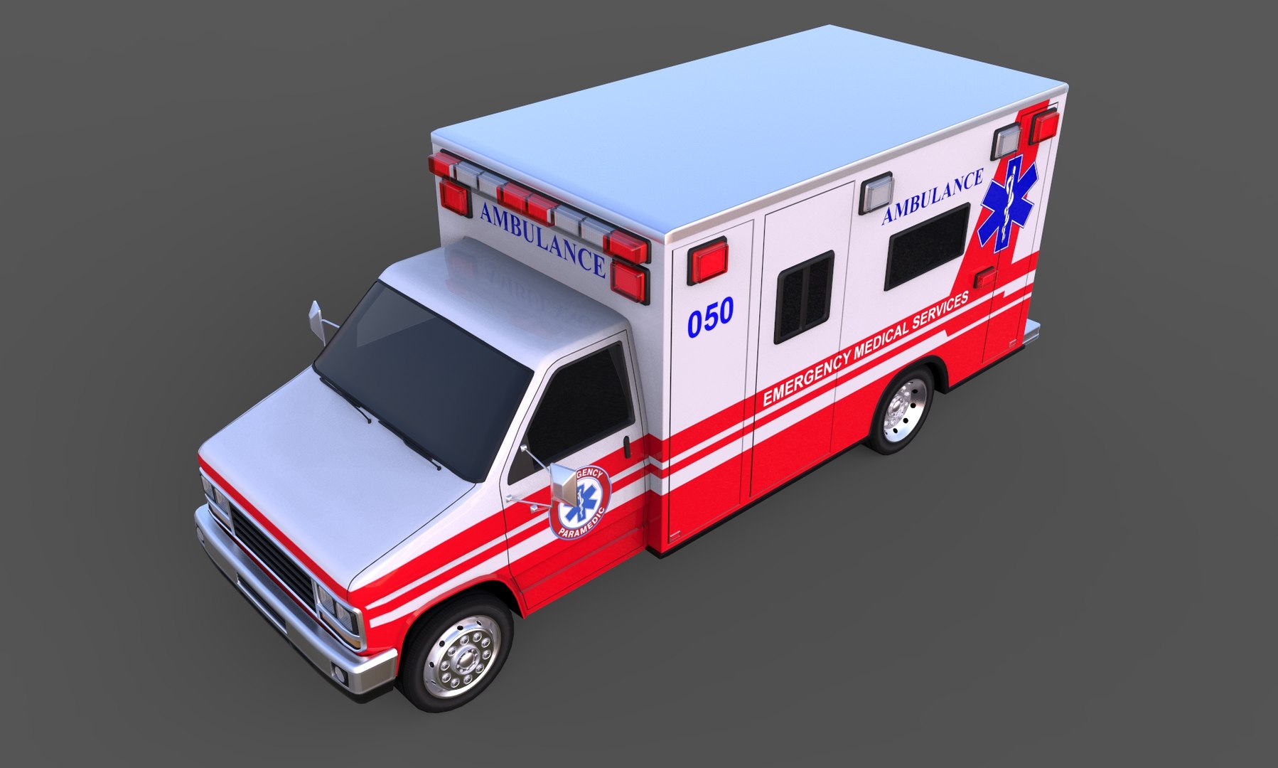 3d Generic Ambulance Model