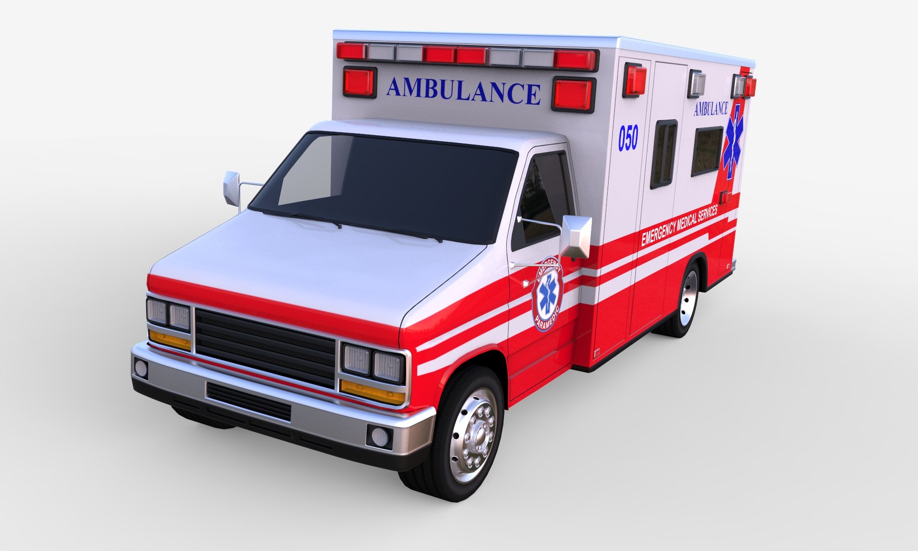 3d Generic Ambulance Model