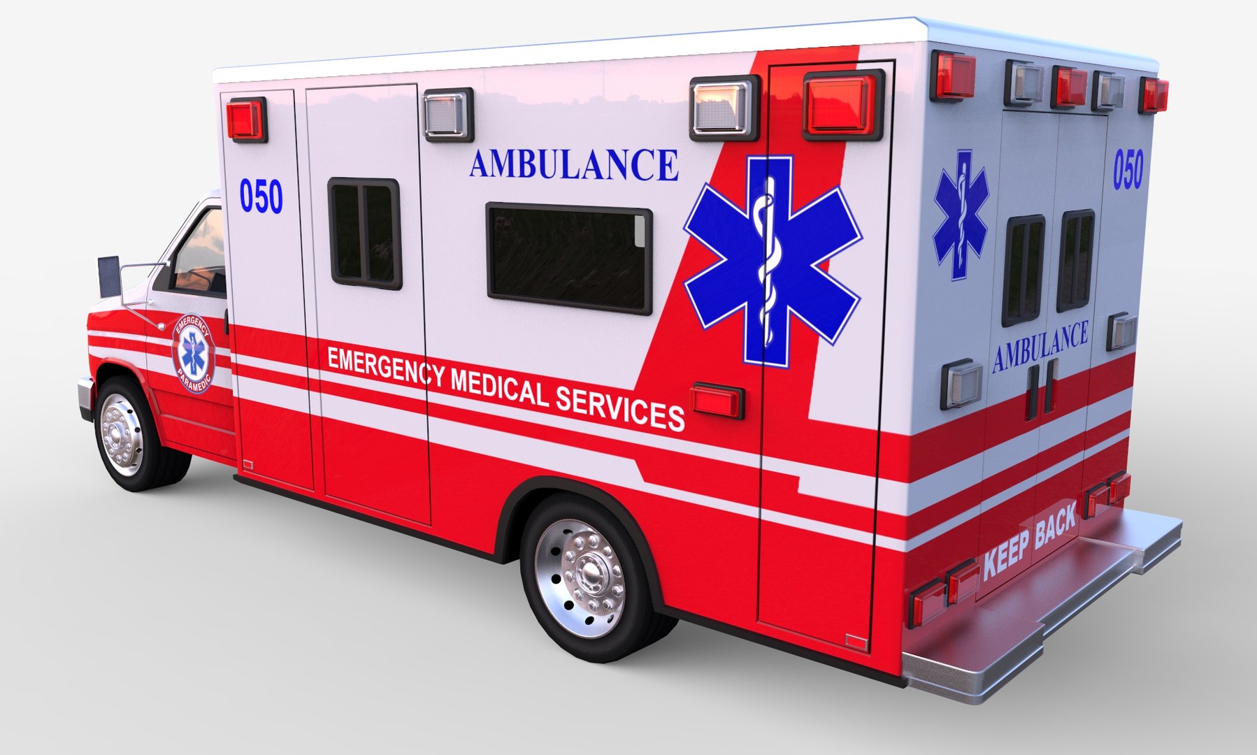 3d Generic Ambulance Model