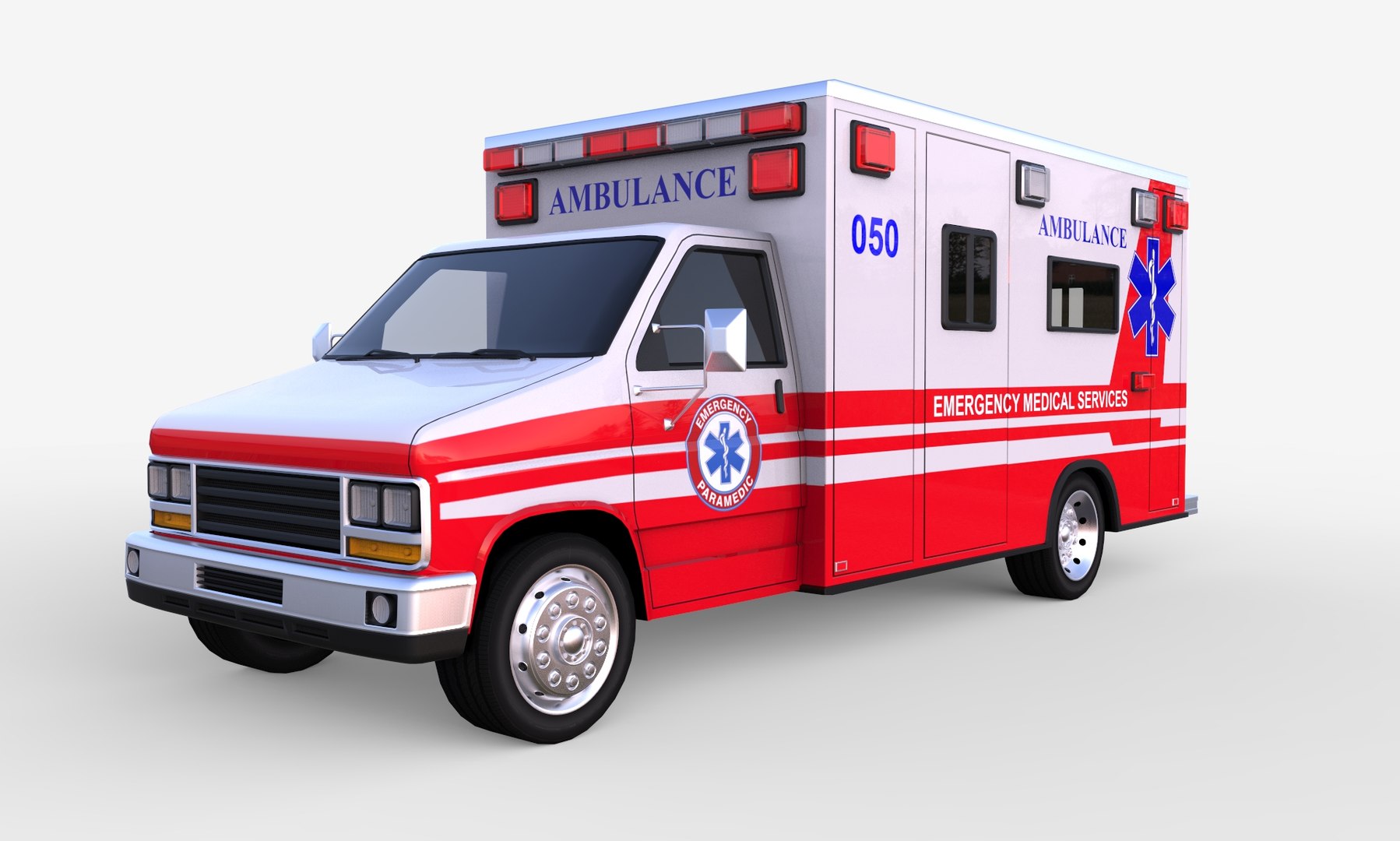 3d Generic Ambulance Model