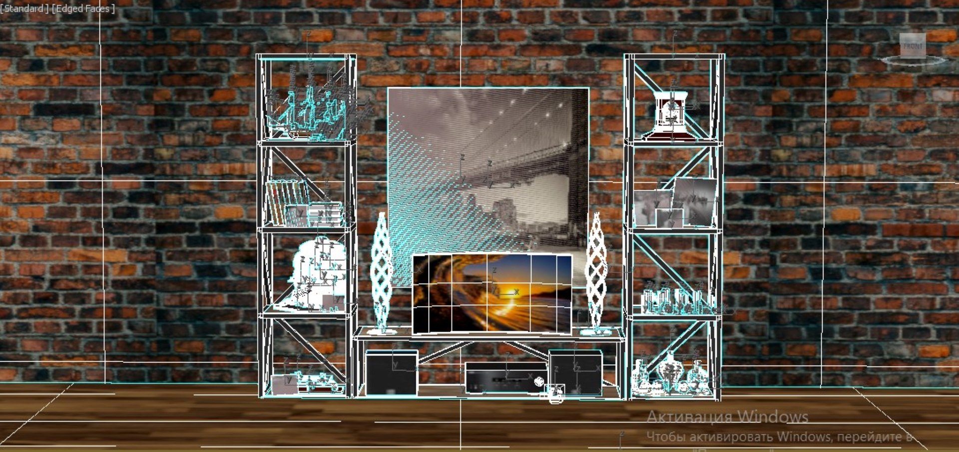 3D Shelves With Decor - TurboSquid 2026148