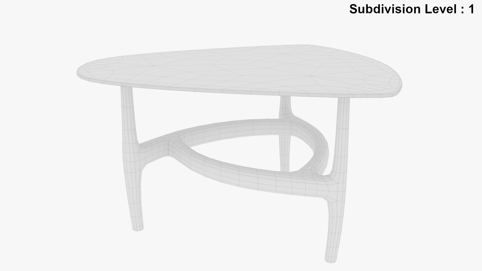 3D Triangular Coffee Table With Glass Top - TurboSquid 2314412