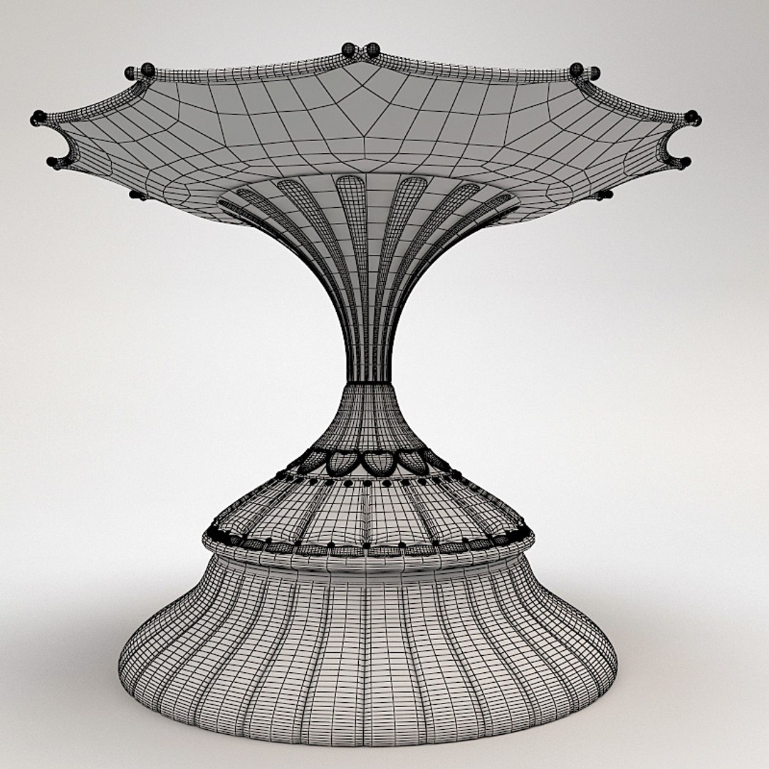 Shiny Silver Metal Plate 3d Model