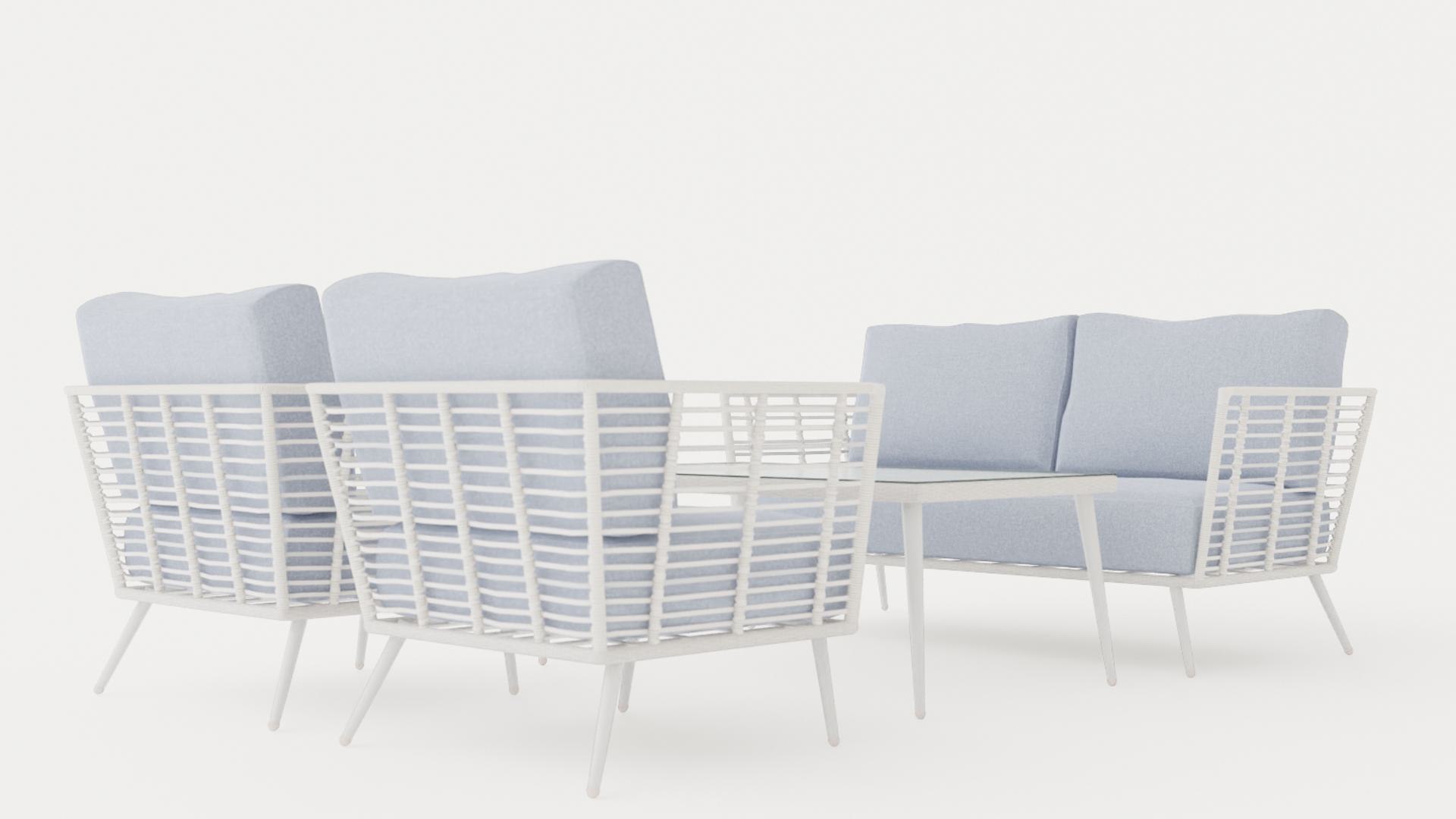 3D Bari Sofa Set - TurboSquid 2240888