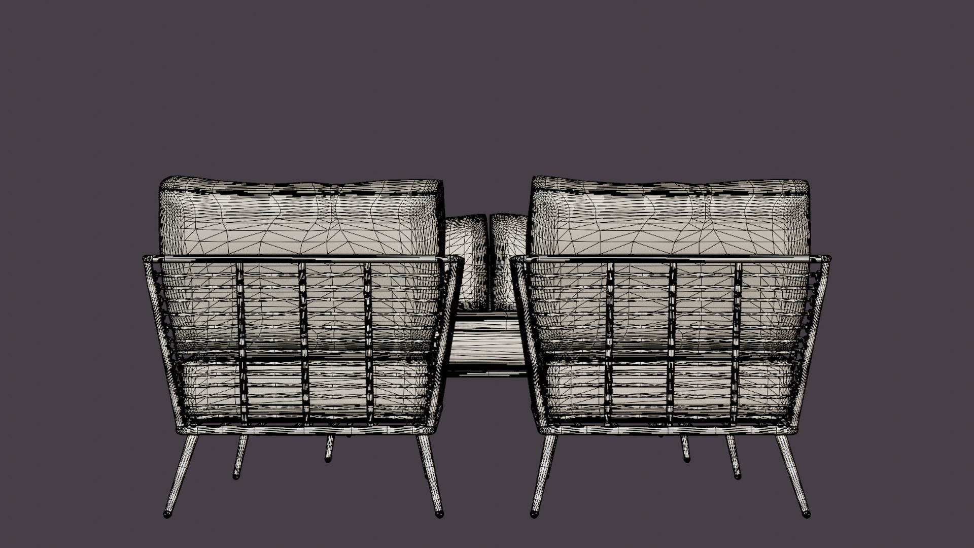 3D Bari Sofa Set - TurboSquid 2240888