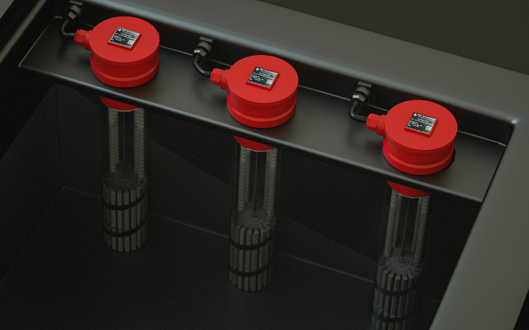 Industrial Galvanic Bath With Galvanic Heater 3D Model - TurboSquid 2012294