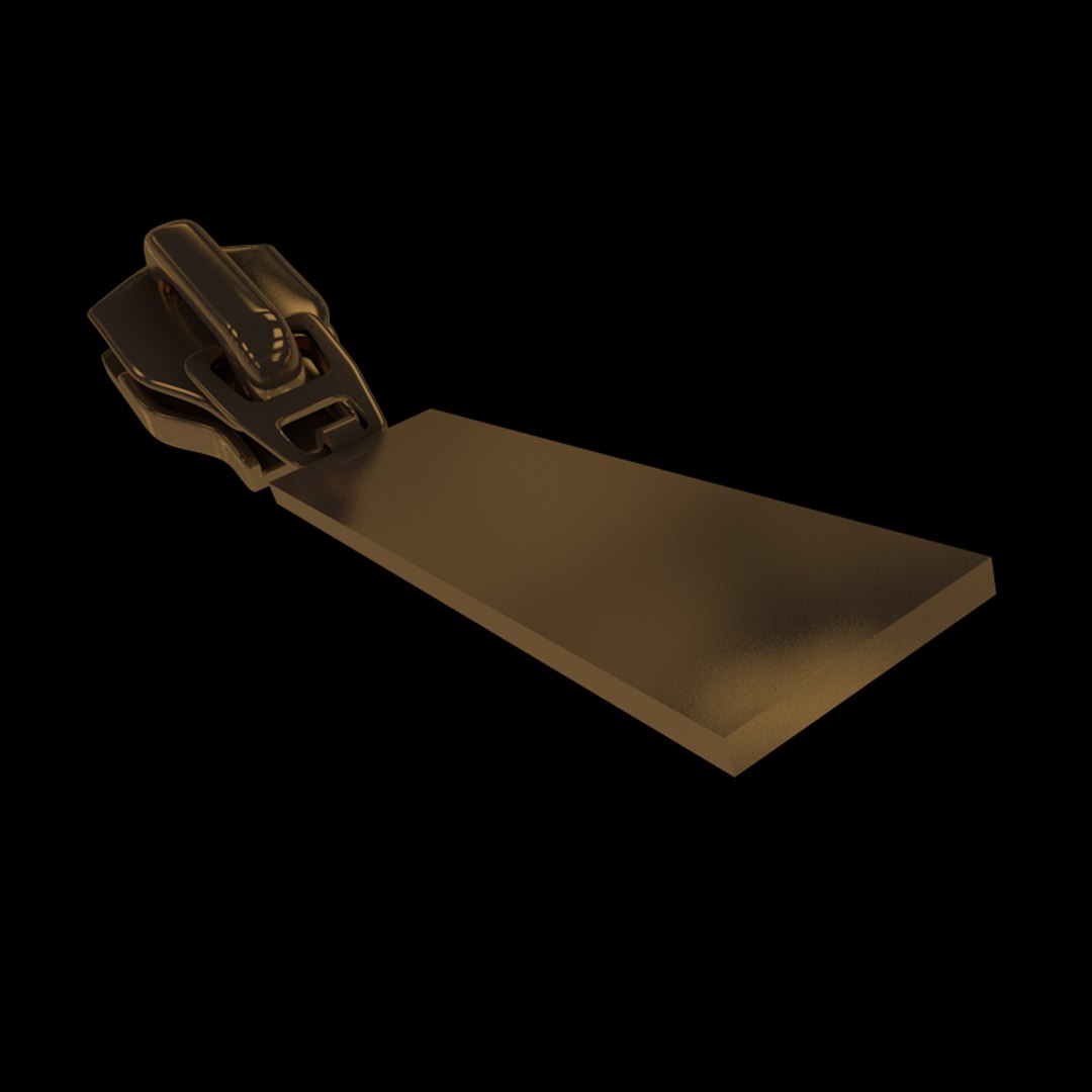 3d Zippers Zipping Model
