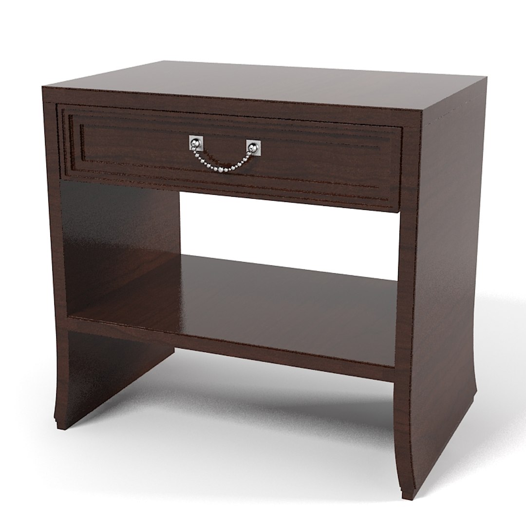 bedside table 3d model