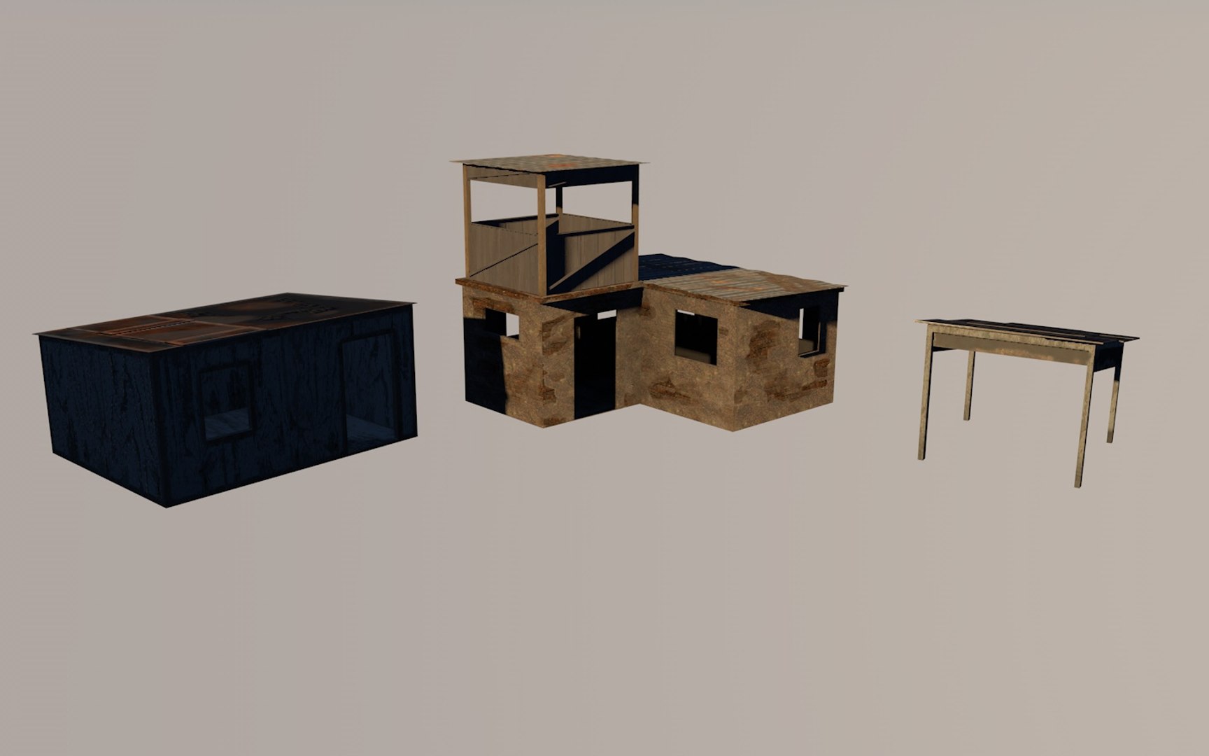 Security Post 3D Model - TurboSquid 1677317