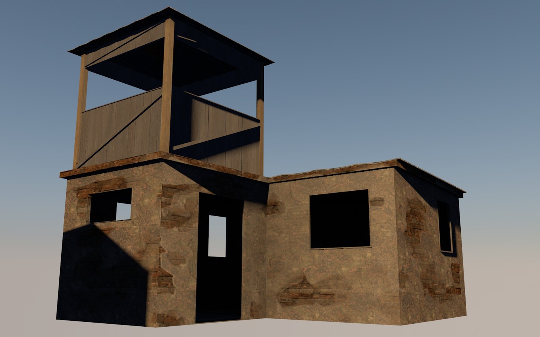 Security Post 3D Model - TurboSquid 1677317