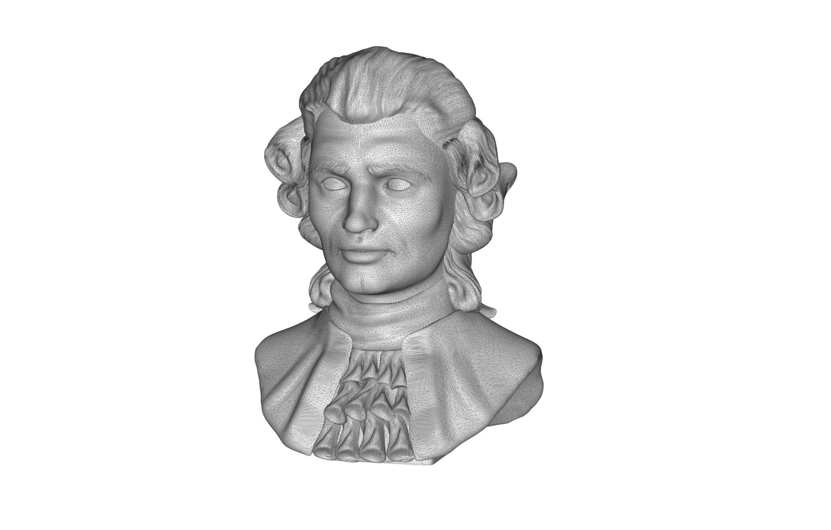 Mozart Bust 3D Model - TurboSquid 2250869