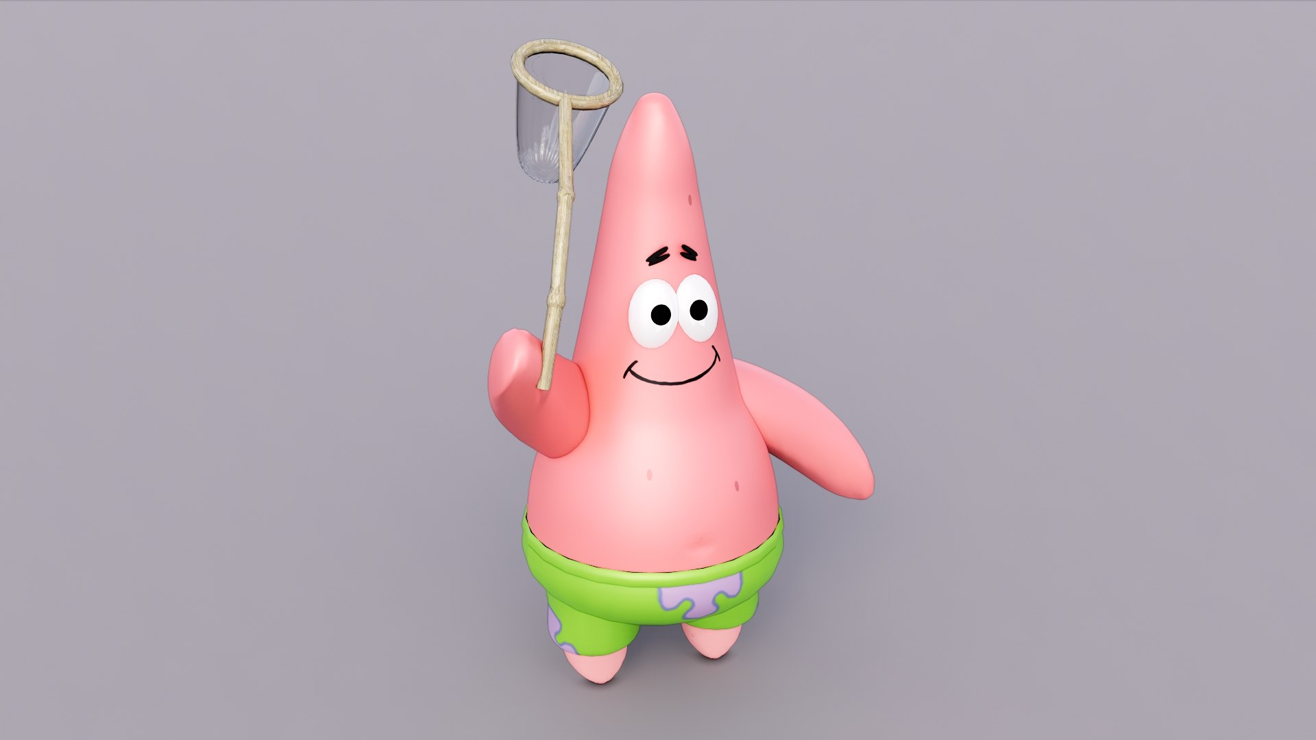 3D Patrick Star Movie Character Model - TurboSquid 2192856