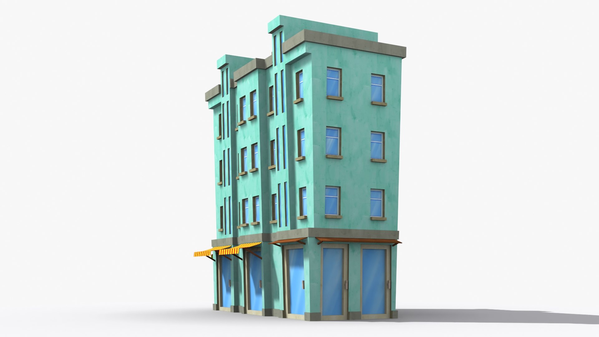 Cartoon Building X24 3D Model - TurboSquid 1833148