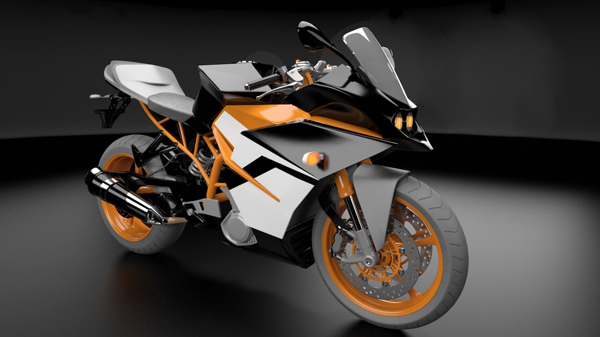 3D Ktm Motorcycle - TurboSquid 1330018