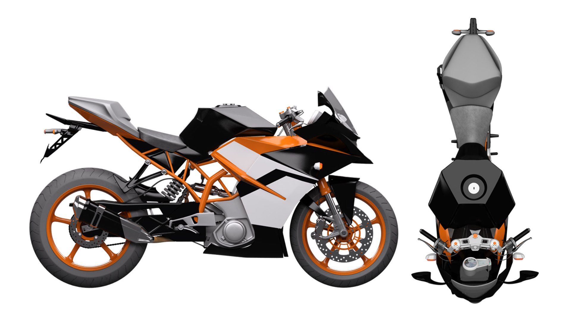 3D Ktm Motorcycle - TurboSquid 1330018