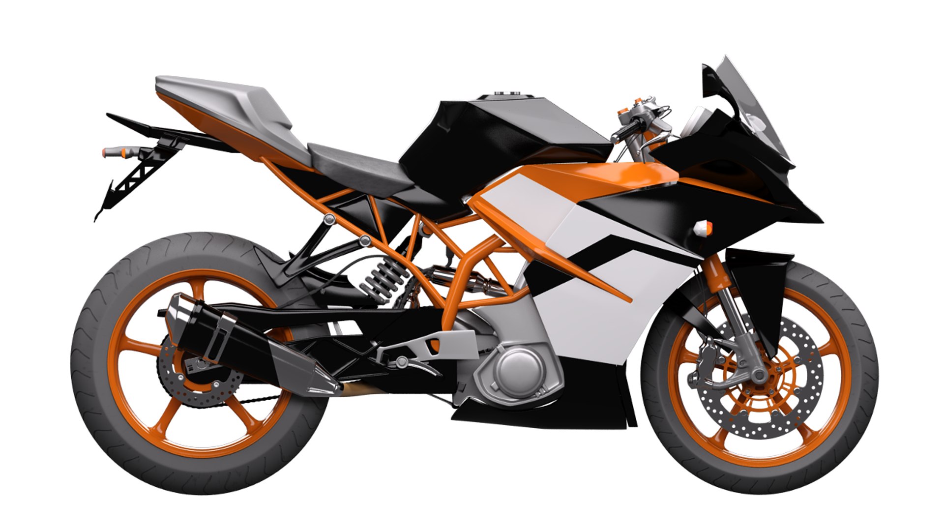 3D Ktm Motorcycle - TurboSquid 1330018