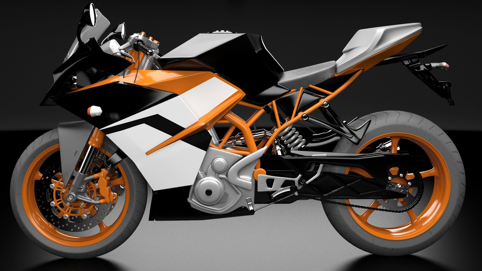 3D Ktm Motorcycle - TurboSquid 1330018