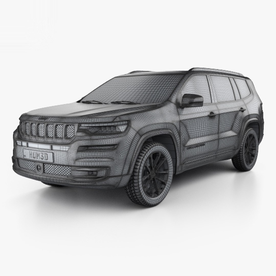 3D jeep commander limited - TurboSquid 1442206