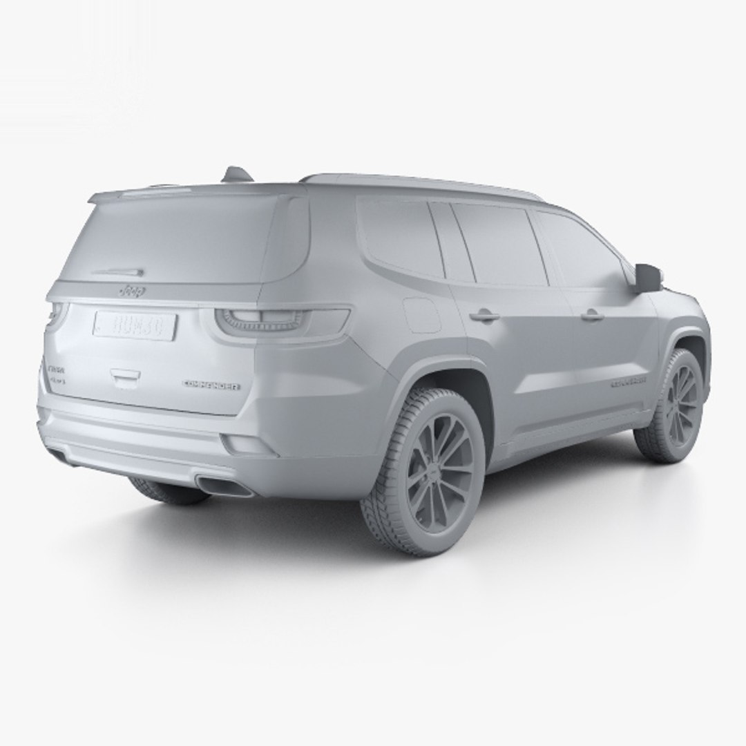 3D jeep commander limited - TurboSquid 1442206