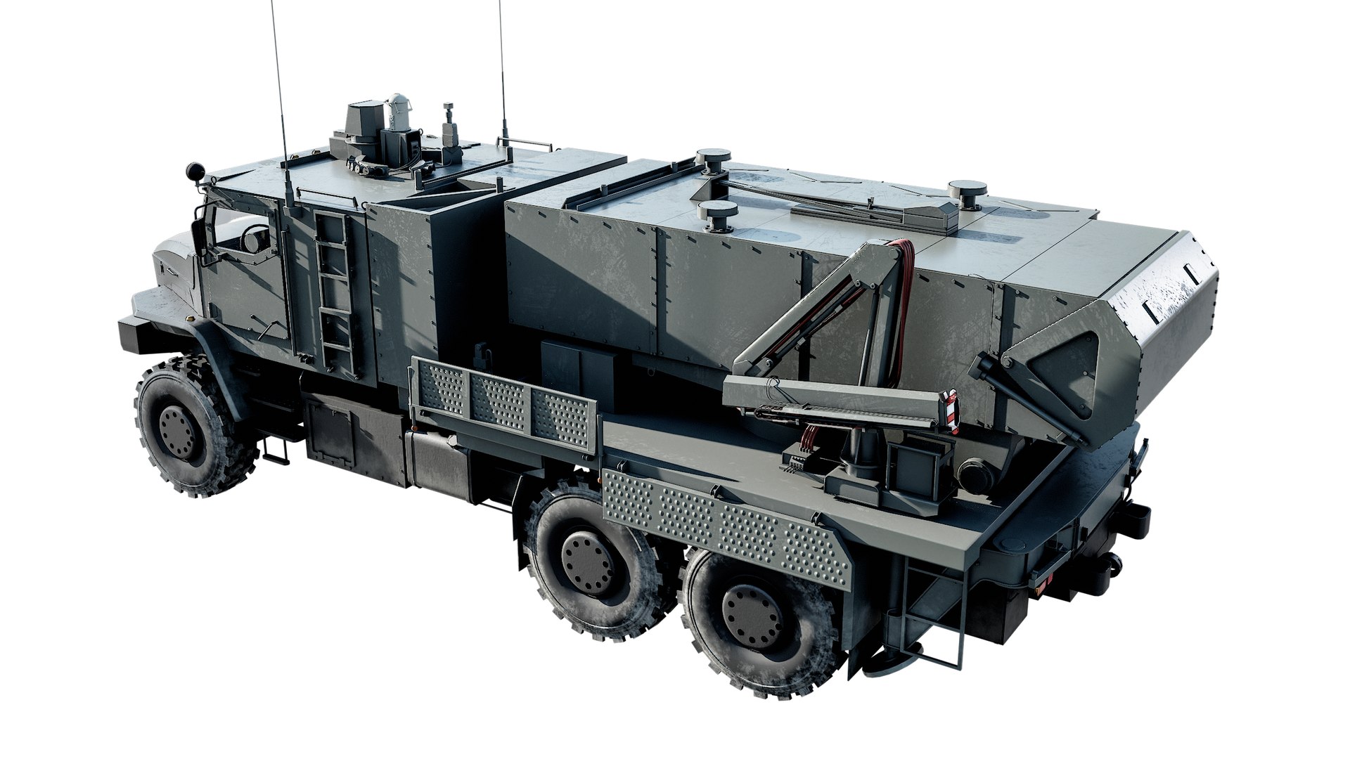 3D TOS-2 Tosochka Multiple Rocket Launcher Model - TurboSquid 2089746