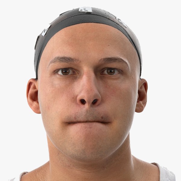 Marcus Human Head Lip Suck AU28 Modelo 3D - TurboSquid 1607952