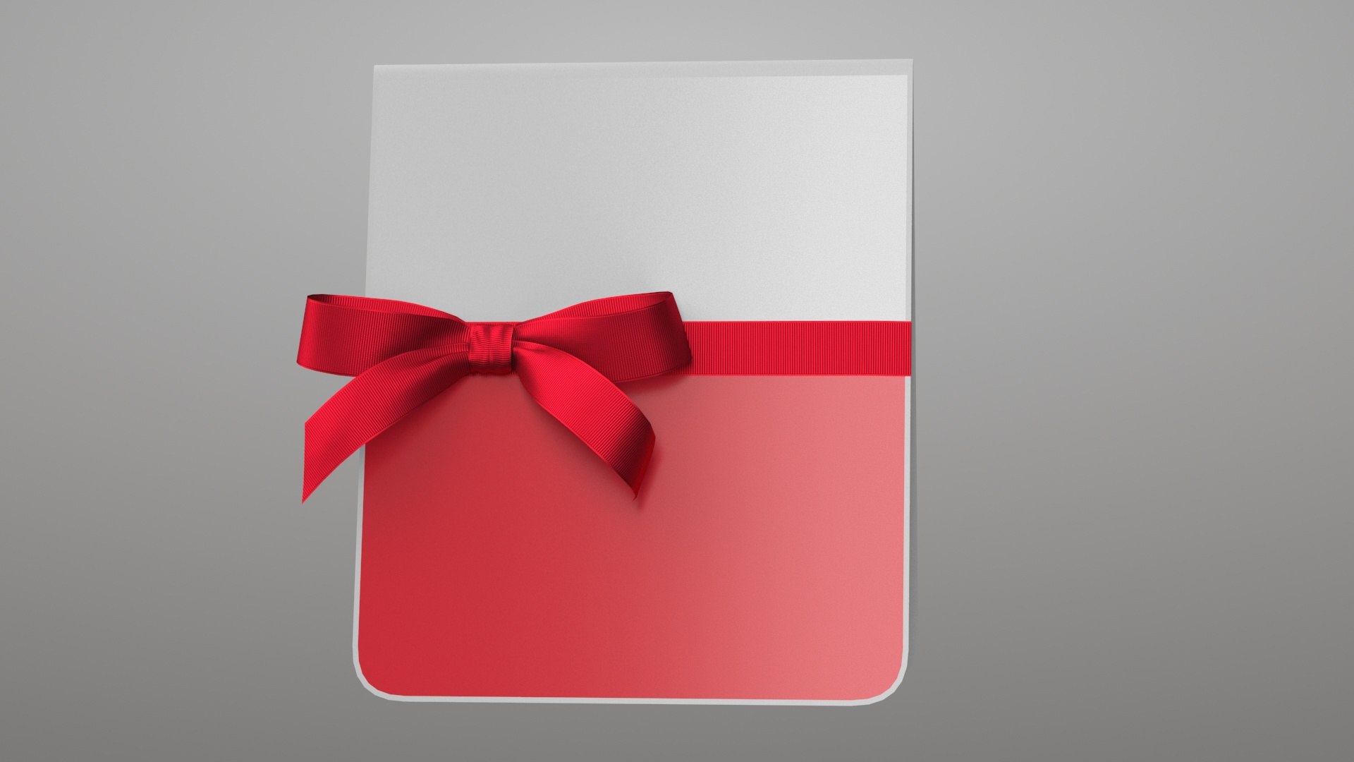 3D Postcard With Bow 7v PBR Model - TurboSquid 2137682