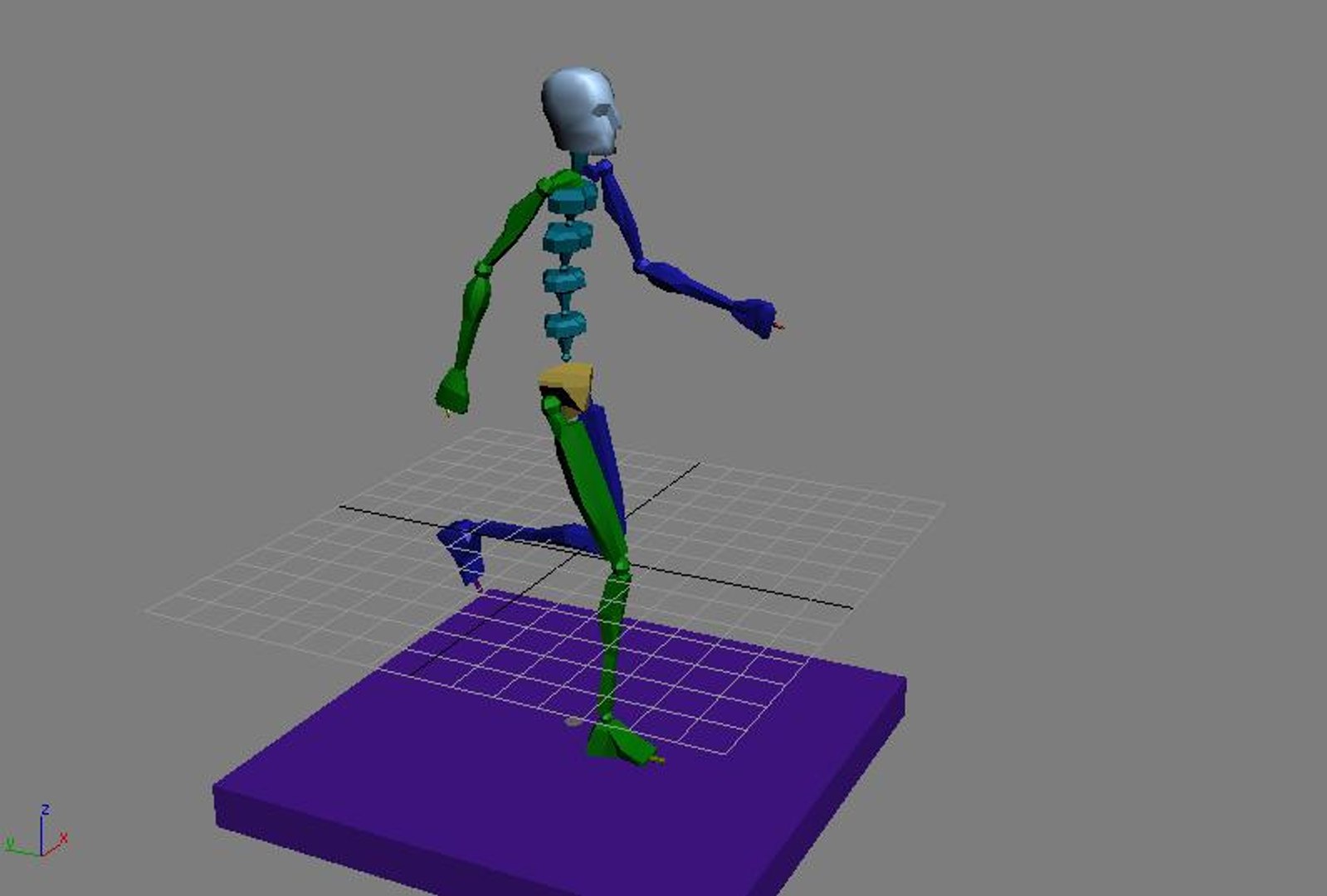 Human Walking 3d Max