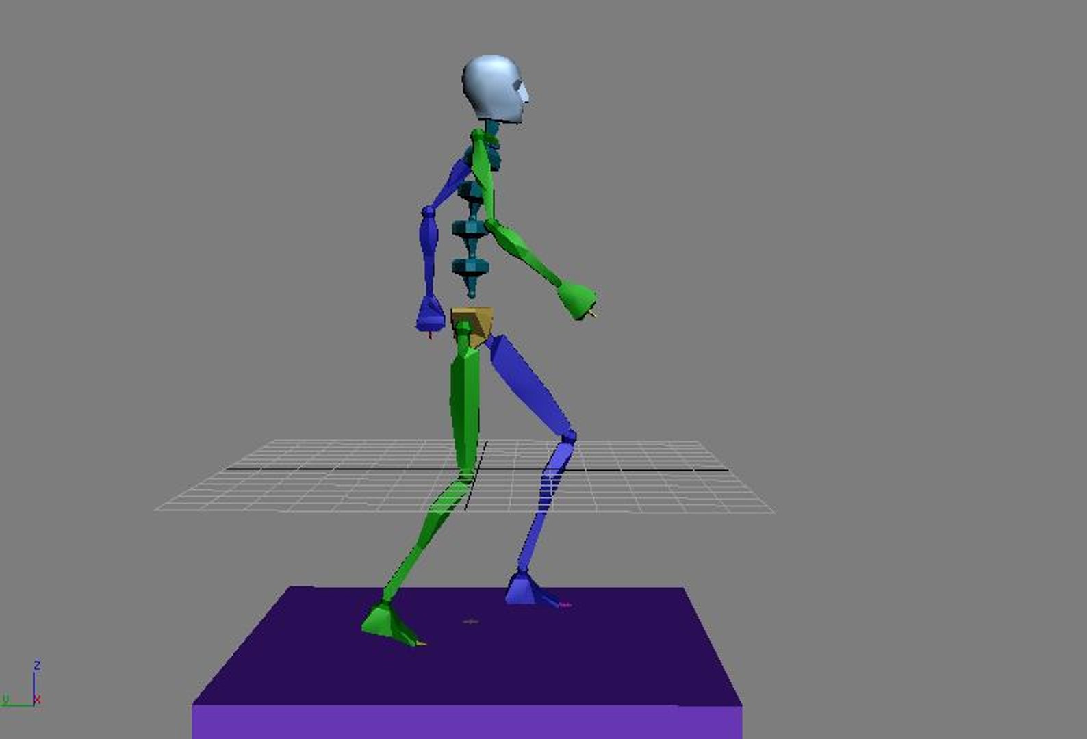 Human Walking 3d Max