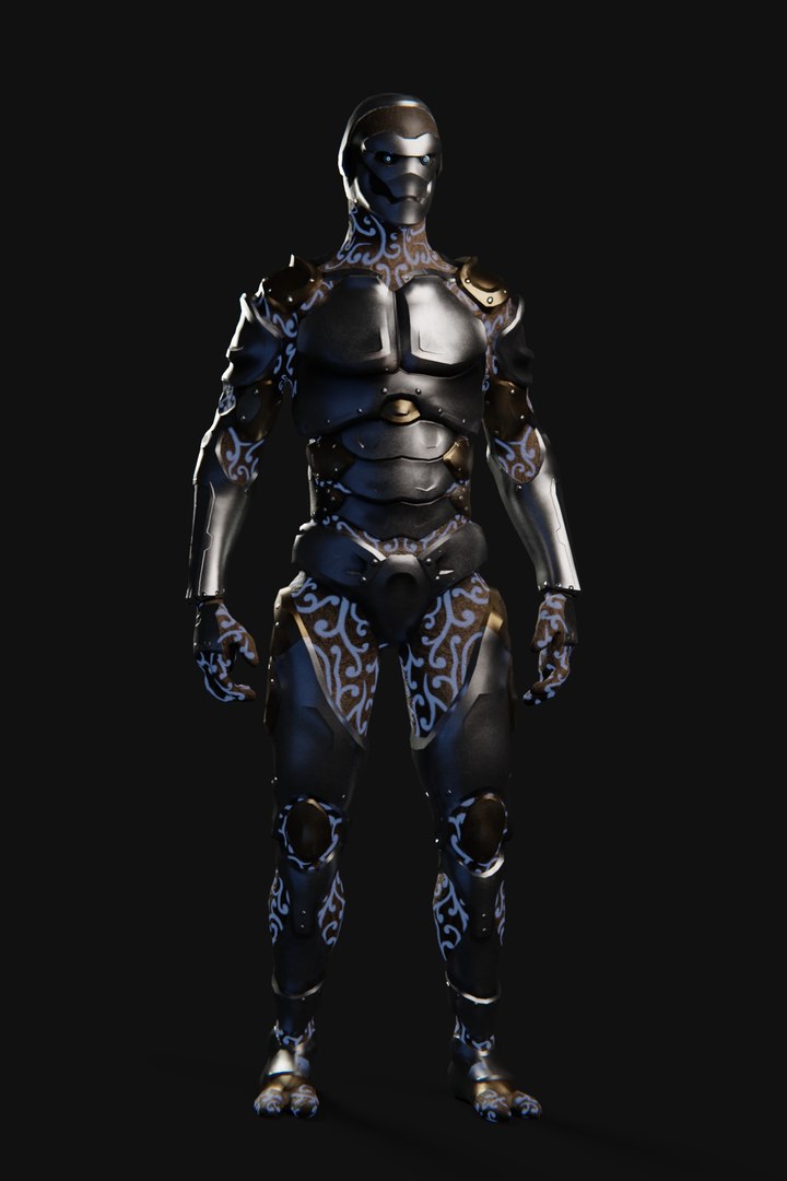 Warforged Character Dungeons Dragons 3D Model - TurboSquid 1573257