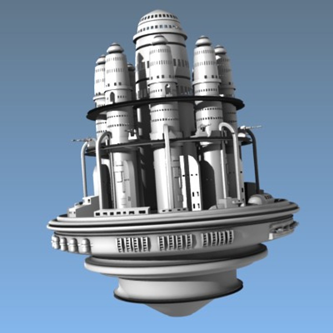 Mother Ship 3d Model