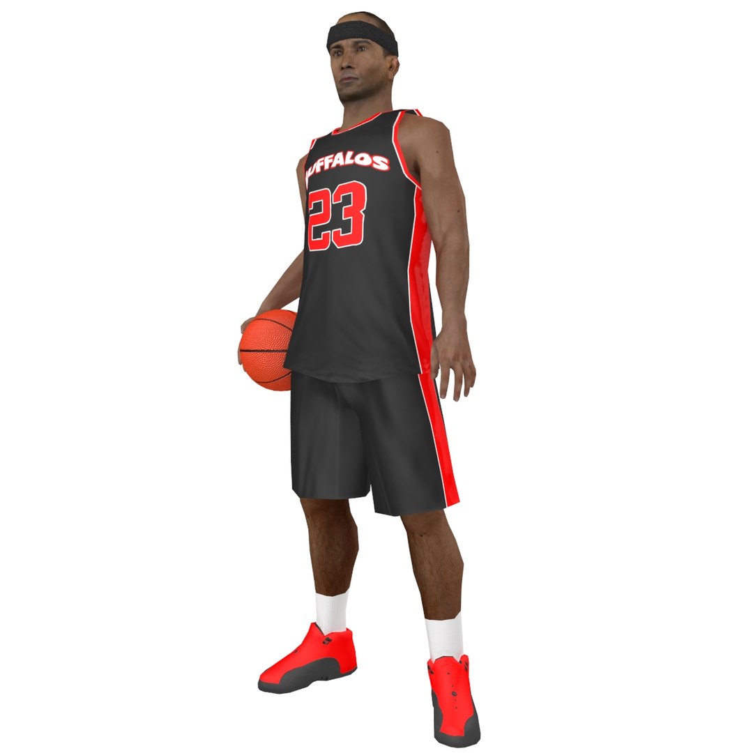 Rigged Basketball Player Ball 3D Model - TurboSquid 1358273